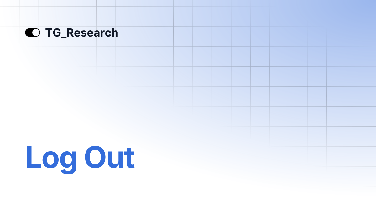 Log Out | TG_Research